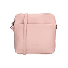 Beagles Leder-Umh&auml;ngetasche "Tarragona" in Rosa - (B)18 x (H)18,6 x (T)6 cm - 56% | Damen-taschen