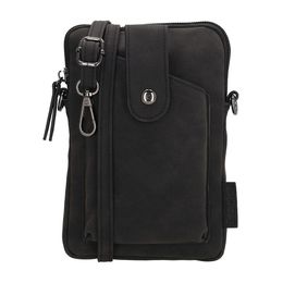 Beagles Leder-Handytasche "Lourenza" in Schwarz - (B)13 x (H)19 x (T)2 cm - 33% | Damen-handytaschen