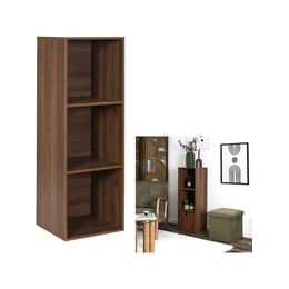 R&eacute;tro Chic Standregale in Braun - (B)34 x (H)97,8 x (T)31,8 cm - 60% | Regale