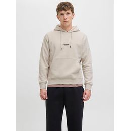Jack & Jones Jack & Jones Hoodie "Jjesho" in Beige - 60% | Gr&ouml;&szlig;e L | Herren-sweatshirts-jacken