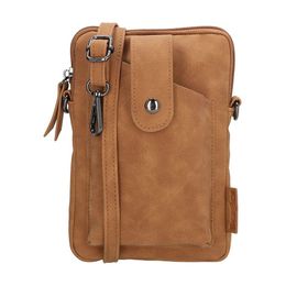 Beagles Leder-Handytasche "Lourenza" in Hellbraun - (B)13 x (H)19 x (T)2 cm - 36% | Damen-handytaschen