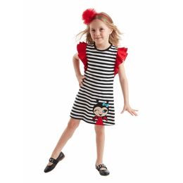 Denokids Kleid "Ladybug" in Schwarz/ Wei&szlig;/ Rot - 74% | Gr&ouml;&szlig;e 92 | Kinderkleider