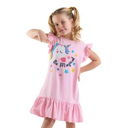 Denokids Kleid "Unicorn Magic" in Rosa - 70% | Gr&ouml;&szlig;e 110 | Kinderkleider