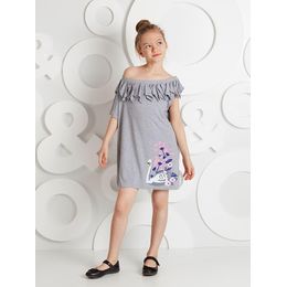 Denokids Kleid "Swan" in Grau - 78% | Gr&ouml;&szlig;e 104 | Kinderkleider