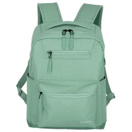 Travelite Damen Travelite &raquo;KICK OFF Rucksack M&laquo; Arbeitsrucksack Schulrucksack Freizeitrucksack mit 13-Zoll Laptopfach gr&uuml;n B/H/T: 31cm x 40cm x 14cm
