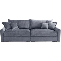 Home Affaire Big-Sofa &raquo;Finka, Breite 247 cm&laquo; Mega-Sofa, Cord oder Chenille-Struktur, mit Federkern & 4 Zierkissen 100% Polyester