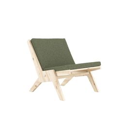 Karup Design Loungesessel &raquo;Sway Lounge Chair, ohne Armlehnen, aus FSC -zertifiziertem Massivholz&laquo; Matratze mit Boucl&eacute;-Bezug in mehreren Farben, Made in Europe 100%