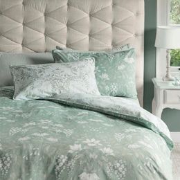 Laura Ashley Wendebettw&auml;sche &raquo;Parterre, aus Baumwoll-Satin&laquo; 3 tlg. mit floralem Muster, inkl 2 Kissenbez&uuml;ge Satin, Obermaterial: 100% Baumwolle