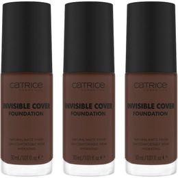 Catrice Damen &raquo;Invisible Cover Foundation&laquo; mit langanhaltendem Finish braun