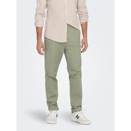 Only & Sons Only & Sons Damen ONLY & SONS &raquo;OS ONSKENT CROPPED CHINO&laquo; gr&uuml;n 29, L&auml;nge 32