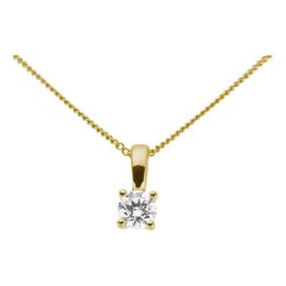 Firetti Damen Kettenanh&auml;nger &raquo;Schmuck Geschenk Gold 333 Halsschmuck Anh&auml;nger Solit&auml;r Lab Grown&laquo; () mit Brillant