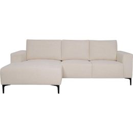 Home Affaire Ecksofa &raquo;Tournon L-Form, Breite 232 cm, Breitcord&laquo; Designsofa im nordischen Stil, Wellenunterfederung, Metallf&uuml;&szlig;e 90% Polyester, 10% 