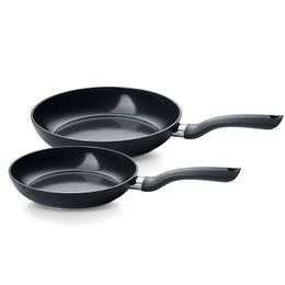Fissler Pfannen-Set &raquo;Essential&laquo; Aluminium Set, je 1x Keramikpfanne 24 + 28 cm, 2 tlg. tlg. leicht zu reinigen, Made in Germany