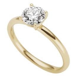 Firetti Damen Goldring &raquo;Schmuck Geschenk Gold 333 Vorsteckring Verlobung Solit&auml;r Lab Grown&laquo; mit Brillant