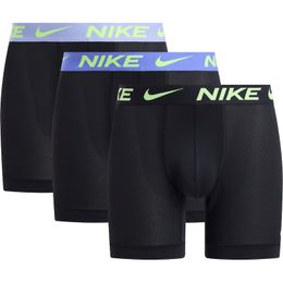 Nike Underwear Herren NIKE Underwear Boxershorts &raquo;BOXER BRIEF 3PK&laquo; Packung, 3er, 3 Stk. mit NIKE Logo-Elastikbund M, 3 Stk.