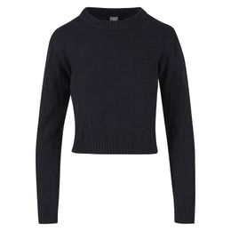 Urban Classics Damen Urban Classics Sweatshirt &raquo; Damen Ladies Check Knit Sweater&laquo;, 1 Stk. M