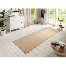 Hanse Home &raquo;Nature 600&laquo; rechteckig 5 mm H&ouml;he Flachgewebe, In- & Outdoor, Rutschfest, Flur, K&uuml;che, Garten, Terrasse beige Polypropylen (PP)