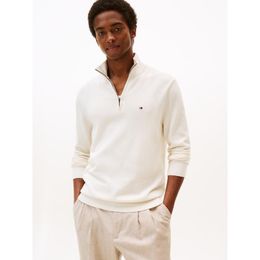 Tommy Hilfiger Herren &raquo;ESSENTIAL COTTON ZIP MOCK&laquo; beige M