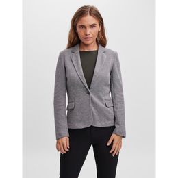 V&eacute;ro Moda Vero Moda Damen Jerseyblazer &raquo;VMJULIA LS BLAZER JRS NOOS&laquo; grau 38