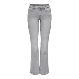 Only Damen Only Bootcut-Jeans &raquo;ONLBLUSH MID WAIST FLARED DNM REA1099&laquo; mit dezentem Used-Look L, L&auml;nge 32