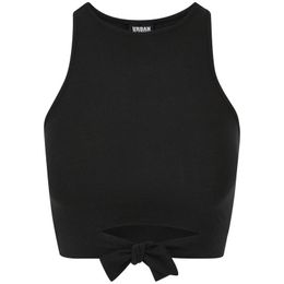 Urban Classics Damen Urban Classics Tanktop &raquo; Damen Ladies Cropped Knot Top&laquo; 1 Stk. XL