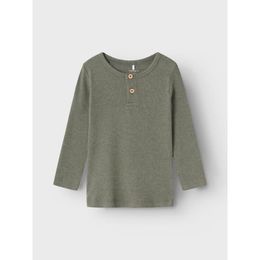 name it Jungen &raquo;NMMKAB LS TOP NOOS&laquo; Im Henley-Stil - mit kurzer Knopfleise, normal geschnitten 122/128