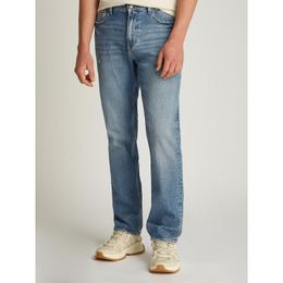 Tommy Jeans &raquo;Ryan Regular Slim Straight&laquo; Slim‐Straight‐Jeans aus hochwertigem Denim regul&auml;rer Leibh&ouml;he blau Denim/Jeans, Obermaterial: 99% Baumwolle, 1% Elasthan