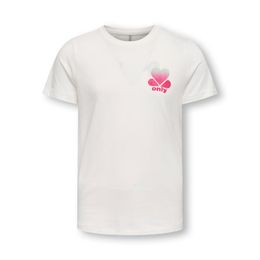 Kids Only M&auml;dchen KIDS Only T-Shirt &raquo;KOGNANA LIFE S/S TOP FR ZA JRS&laquo; Baumwolle, regular fit 122/128