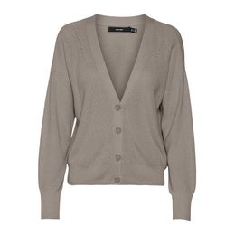 V&eacute;ro Moda Vero Moda Knit Cardigan 'VMNEWLEXSUN' female Grey size L
