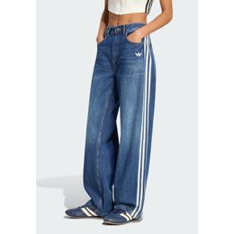 adidas originals Jeans Damen Gr&ouml;&szlig;e 30 blue denim / wei&szlig;