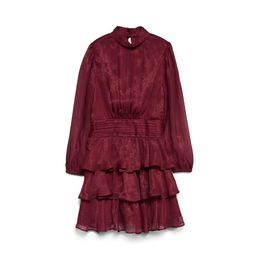 Vero Moda Girl Kleid 'VMLauren' M&auml;dchen Gr&ouml;&szlig;e 146 weinrot
