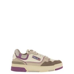 Autry Low-Top Sneaker - Clc - Leather Trainers - Gr. 39 (EU) - in Beige - f&uuml;r Damen