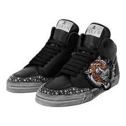 Philipp Plein Low-Top Sneaker - Hightop-Sneaker Retrokickz - Gr. 40 (EU) - in Schwarz - f&uuml;r Damen