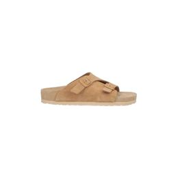 Birkenstock Loafer - Z&uuml;rich Sandals In Beige Suede - Gr. 44 (EU) - in Beige - f&uuml;r Damen
