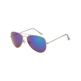 BEZLIT Herren Sonnenbrille in Blau Lila Verspiegelt | Gr.: onesize