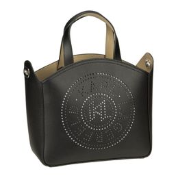K by KARL LAGERFELD Karl Lagerfeld Handtasche K/Circle SM Perforated in Black | Gr.: onesize