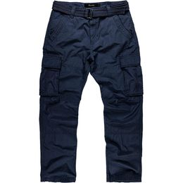 REPUBLIX Chino inkl. G&uuml;rtel JAY in Navyblau | Gr.: W31