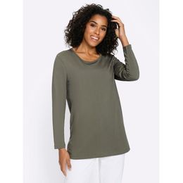 Sieh an! Longshirt in khaki | Gr.: 46