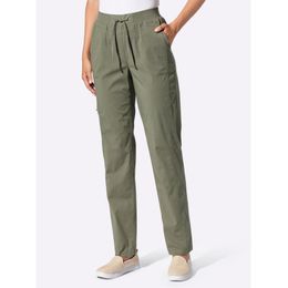 WITT WEIDEN Schlupfhose in khaki | Gr.: 38