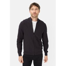 Camel Active Strickjacke aus reiner Baumwolle in Dunkelblau | Gr.: S