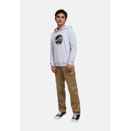 Jack & Jones JACK & JONES Junior Hoodie 'Honolulu' in wei&szlig; | Gr.: 164