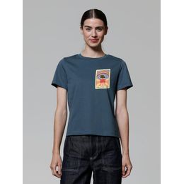 wat? Apparel T-Shirt Tarot The Chocolate in Petrol | Gr.: 36
