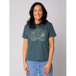 wat? Apparel T-Shirt Tarot Set in Petrol | Gr.: 34