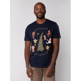 wat? Apparel T-Shirt Christmas 2024 in Dunkelblau | Gr.: 52