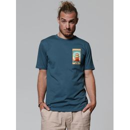 wat? Apparel T-Shirt Tarot The Donut in Petrol | Gr.: 54
