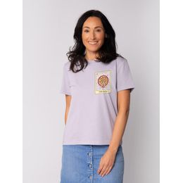 wat? Apparel T-Shirt Tarot The Pizza in Lavender | Gr.: 36