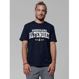 wat? Apparel T-Shirt Altendiez Bimbesland in Dunkelblau | Gr.: 48