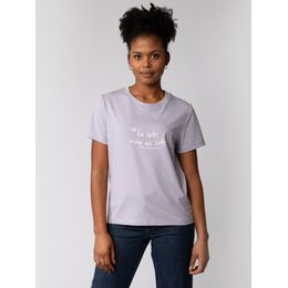 wat? Apparel T-Shirt Es ist wie es ist in Lavender | Gr.: 36