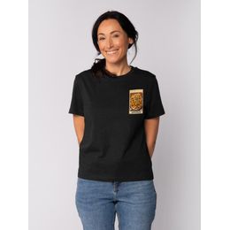 wat? Apparel T-Shirt Tarot Nachos in Schwarz | Gr.: 44
