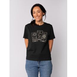 wat? Apparel T-Shirt Tarot Set in Schwarz | Gr.: 36
